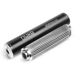 Bränslefilter Nuke Performance Full Flow PF200 10 Micron Stainless AN10