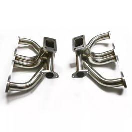 Grenrör Turbo Chevrolet Small Block Twin T3 Side Mount Stainless